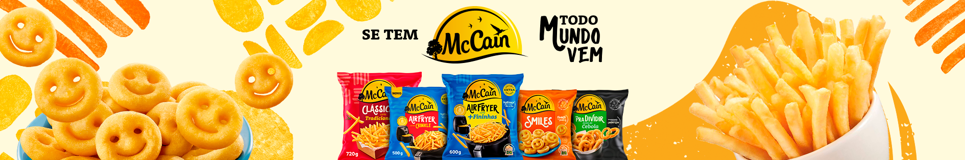 Batatas McCain: tudo fica mais gostoso | Extra Mercado